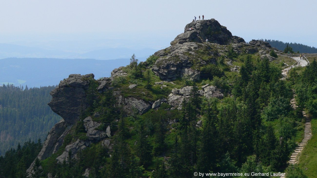 Bergwandern Großer Arber Bayerisch Eisenstein Arbergipfel Wanderung