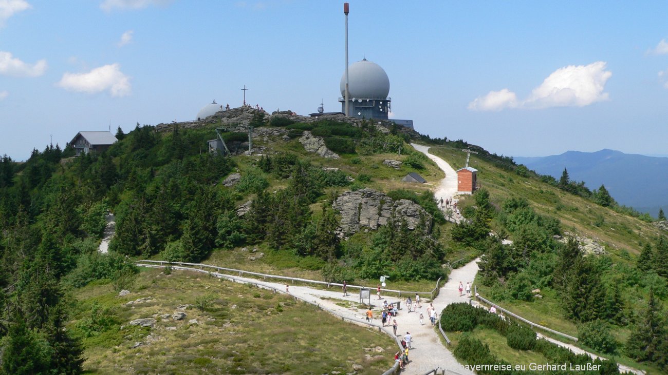 Bergwandern Großer Arber Bayerisch Eisenstein Arbergipfel Wanderung