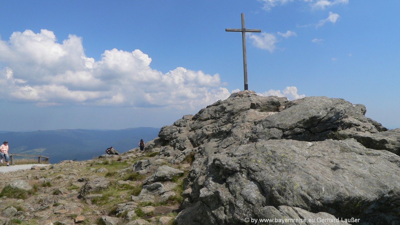 Bergwandern Großer Arber Bayerisch Eisenstein Arbergipfel Wanderung
