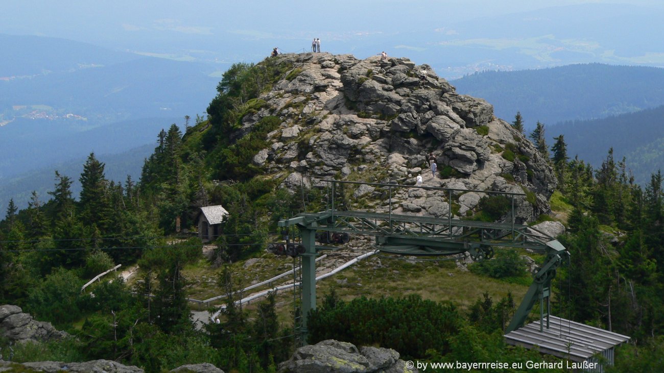 Bergwandern Großer Arber Bayerisch Eisenstein Arbergipfel Wanderung