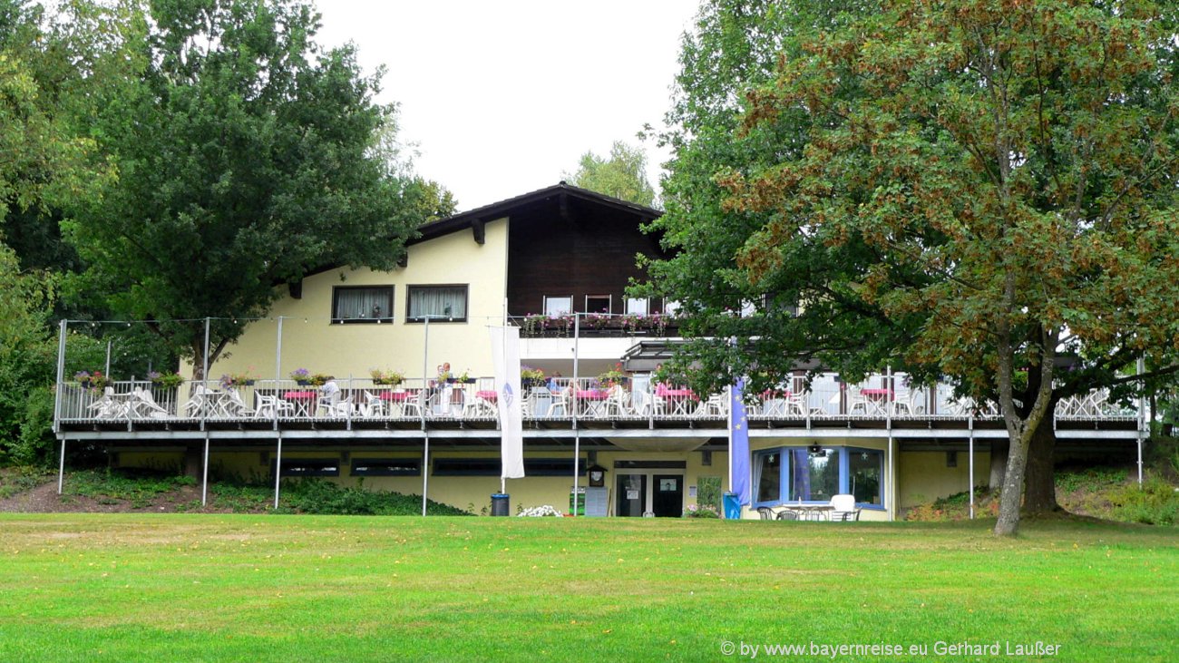Ausflugsziele Eging am See Wandern Eginger See Bayern Angeln
