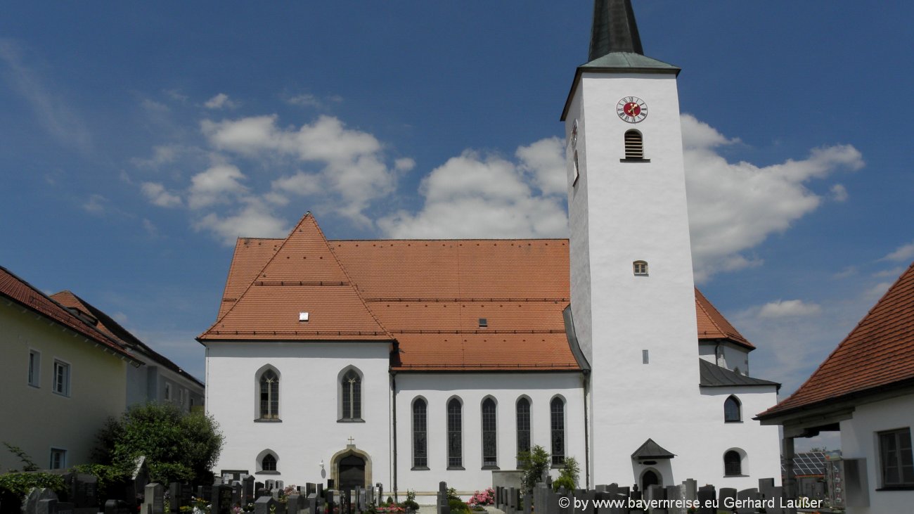 Ausflugsziele Eging am See Wandern Eginger See Bayern Angeln