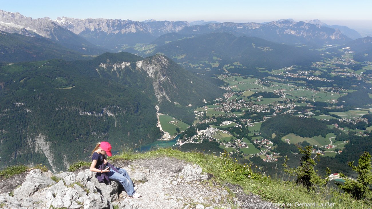 Wanderwege am Jenner Skigebiet Jennerbahn Berchtesgaden Wandern