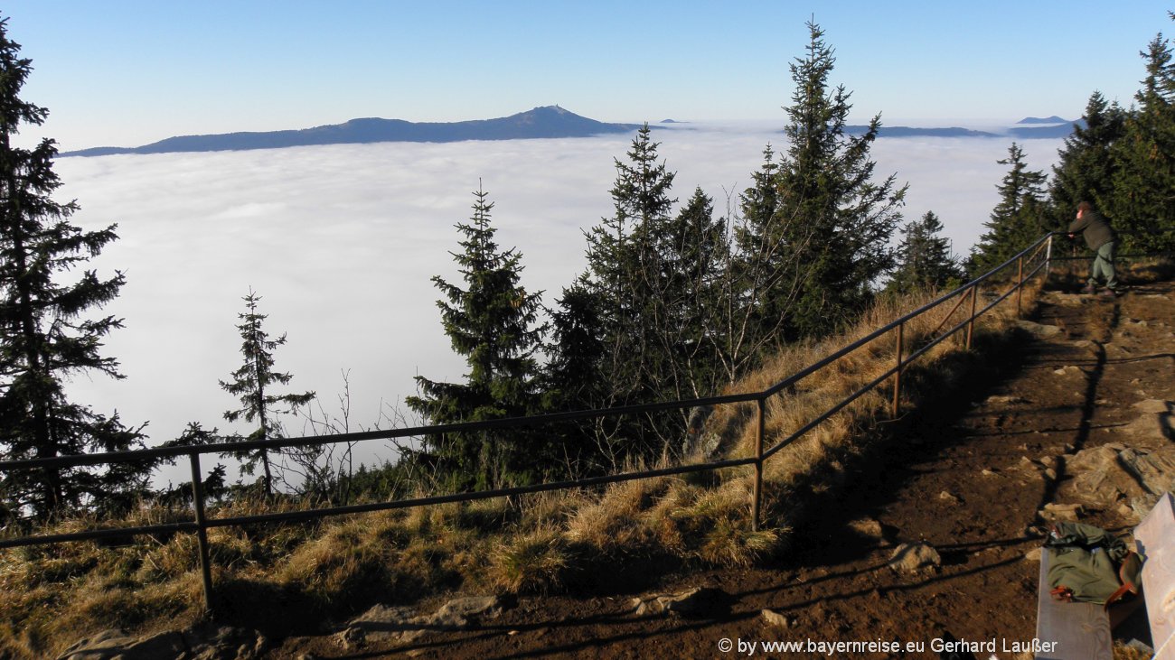 Grosser Falkenstein wandern im Nationalpark Bayerischer Wald