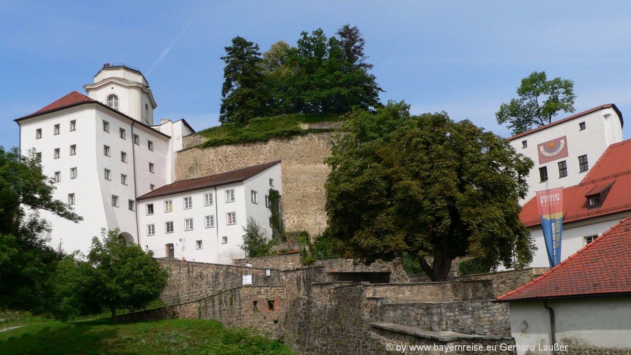 Ausflugsziele in Passau Veste Oberhaus Burg Oberhausmuseum