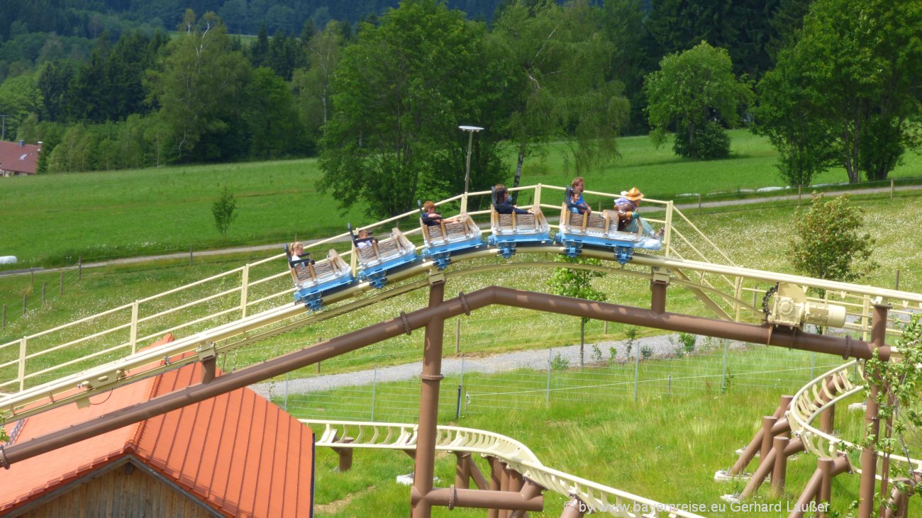 Sankt Englmar Sommerrodelbahn Bayerischer Wald Rodeln Bayern Deutschland