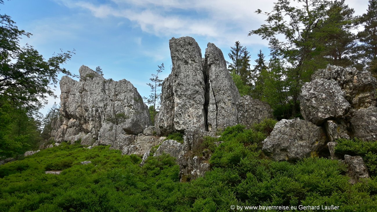 Viechtach großer Pfahl Bayerischer Wald Naturdenkmal Bayern Wanderung ...