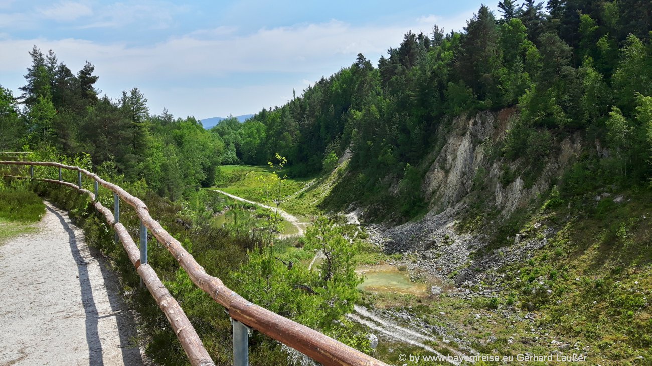 Viechtach großer Pfahl Bayerischer Wald Naturdenkmal Bayern Wanderung ...