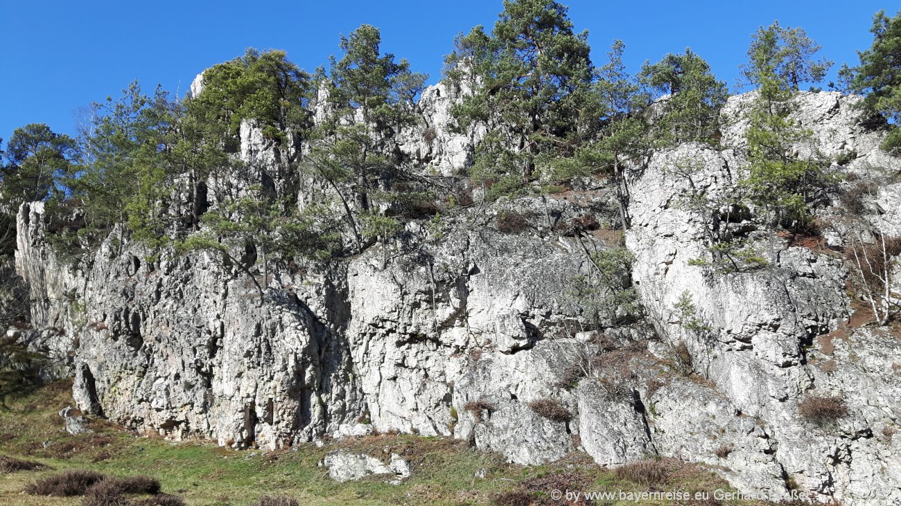 Viechtach großer Pfahl Bayerischer Wald Naturdenkmal Bayern Wanderung ...