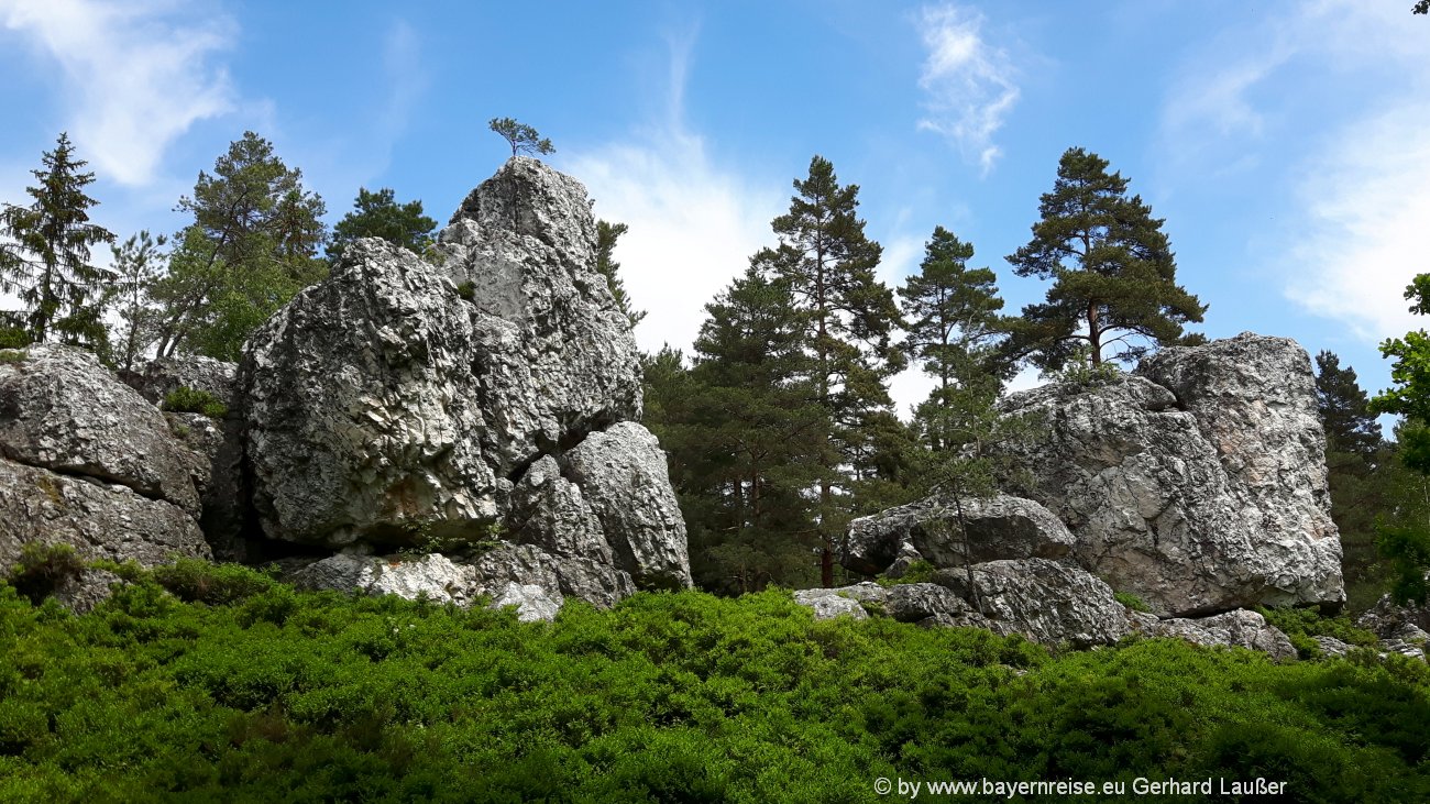 Viechtach großer Pfahl Bayerischer Wald Naturdenkmal Bayern Wanderung ...